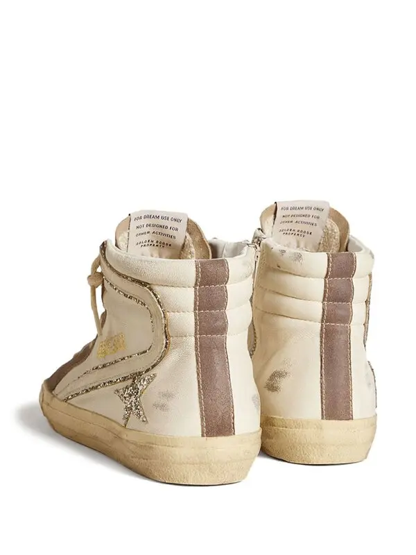 GOLDEN GOOSE Ball Star High-top Sneakers - White