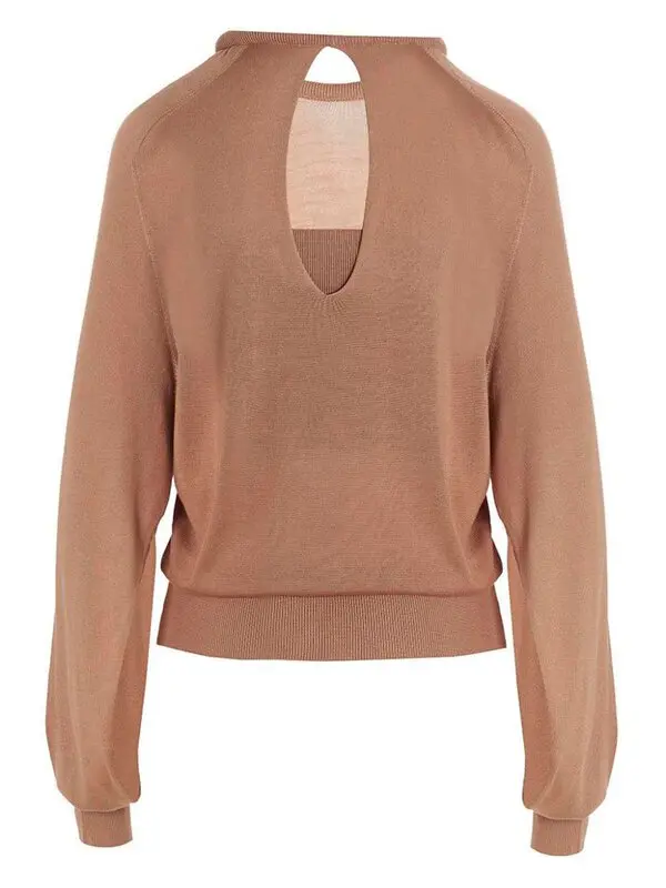 RAMAEL Silk Sweater - Neutrals