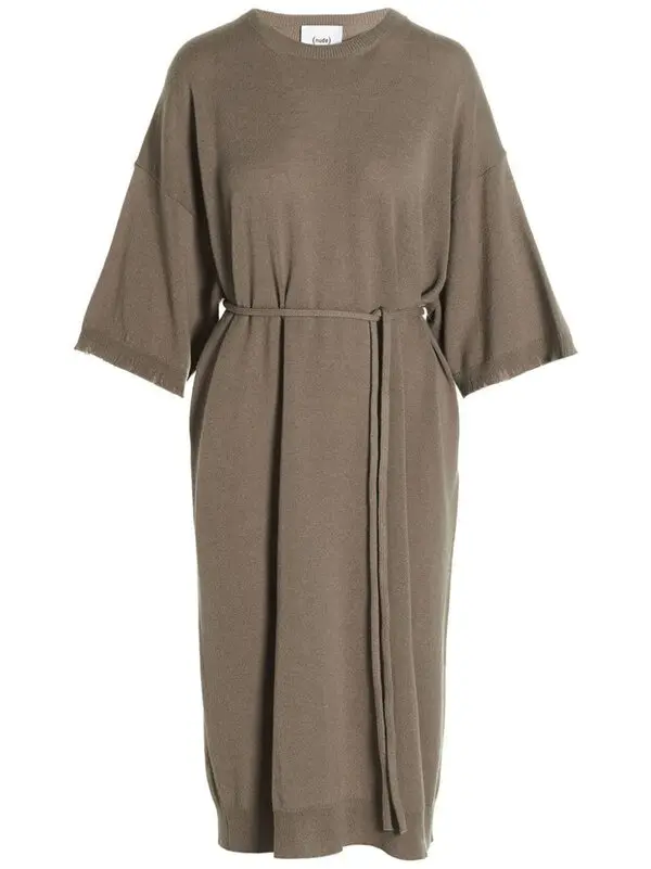 NUDE Knit Long Dress - Neutrals