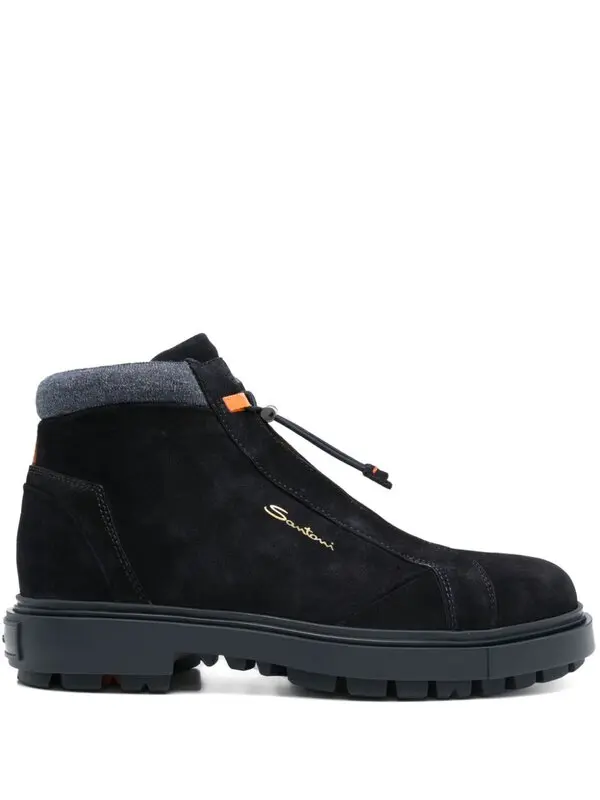 Santoni Suede Boots