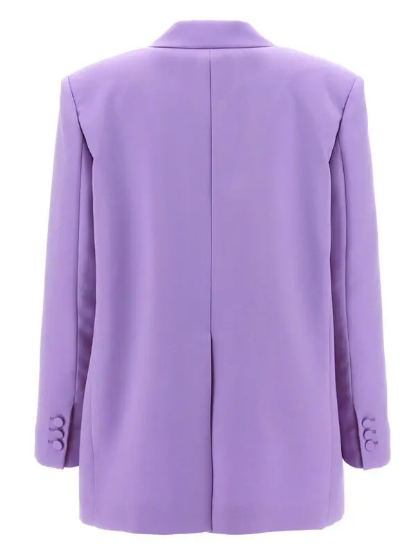 Andamane Single-breasted Blazer - Purple