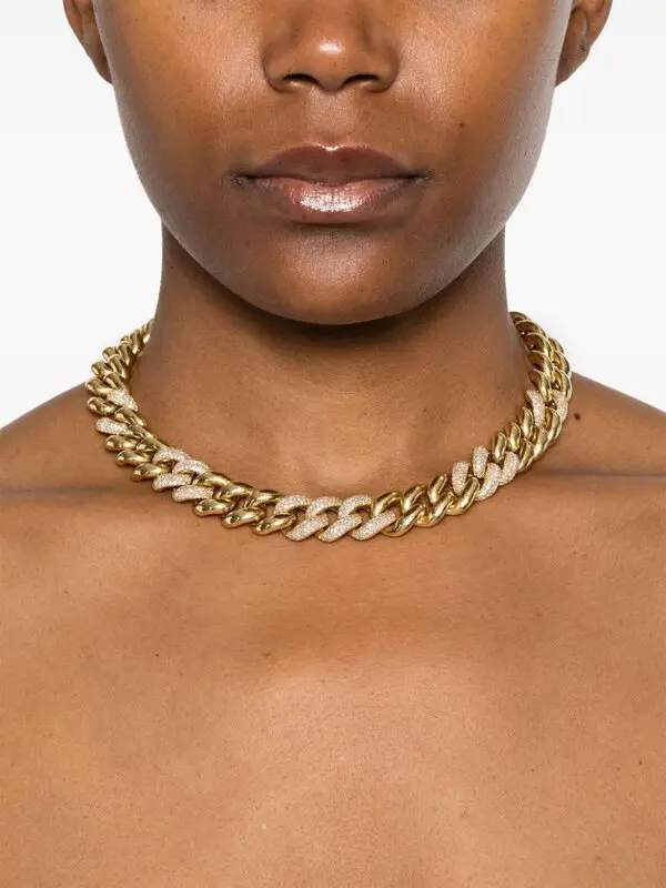 Shay 18k Yellow Diamond Curb Chain Necklace