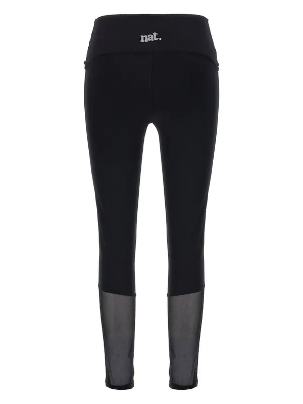 NOT AFTER TEN Mesh-detail Leggings