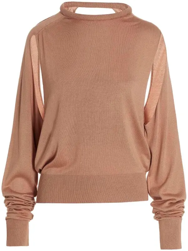 RAMAEL Cut-out Detail Sweater - Pink