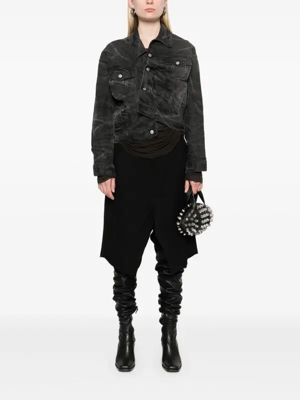 Rick Owens Slivered Midi Skirt