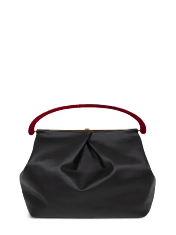 Dries Van Noten Leather Top-handle Bag - Black