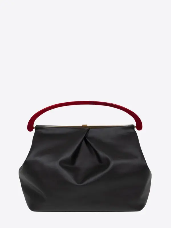 Dries Van Noten Leather Top-handle Bag - Black