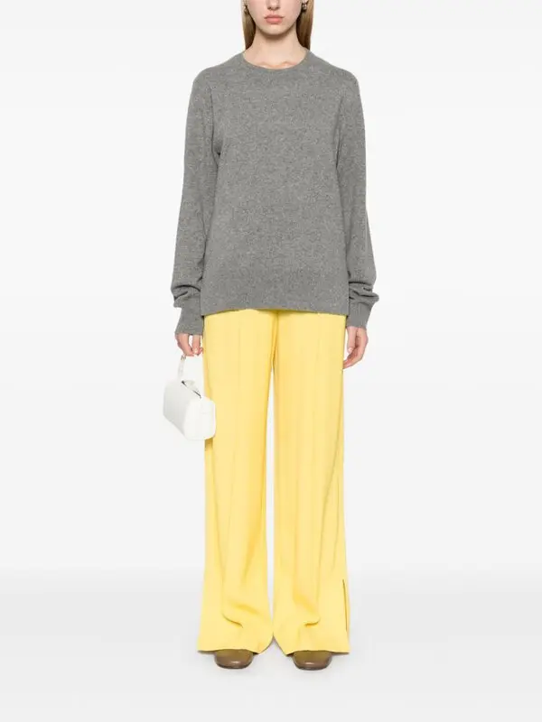 TOTEME Cashmere Crew-neck Sweater - Grey