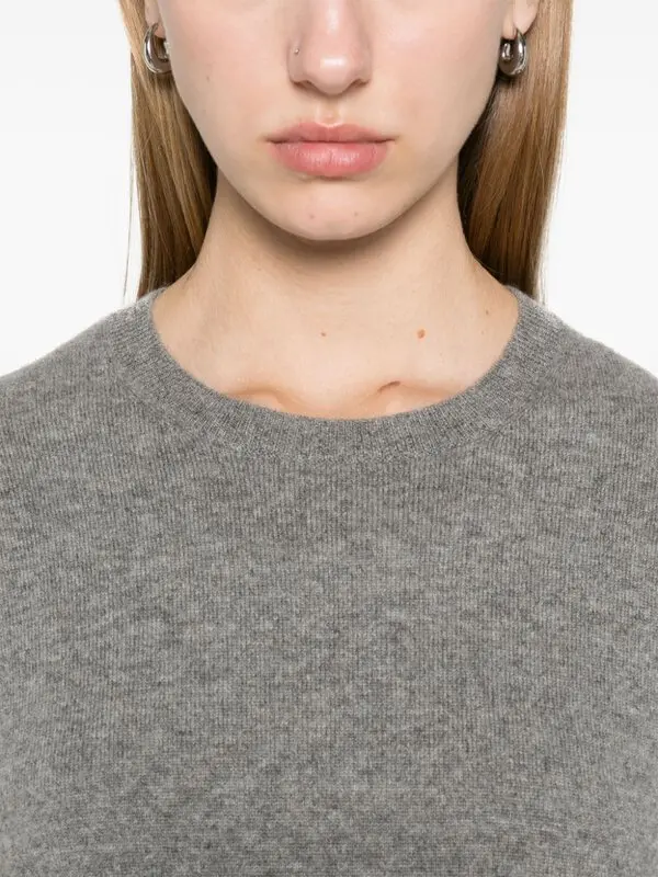 TOTEME Cashmere Crew-neck Sweater - Grey