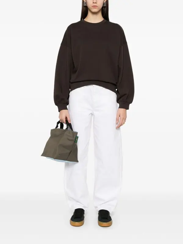 FRAME Low Slung Barrel Jeans - White