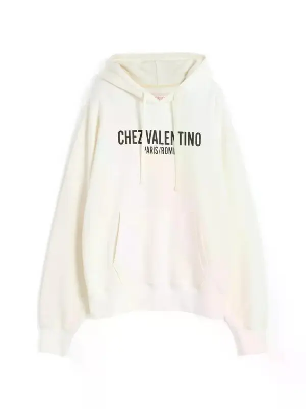 Valentino Garavani Chez Print Long-sleeved Hoodie - Neutrals