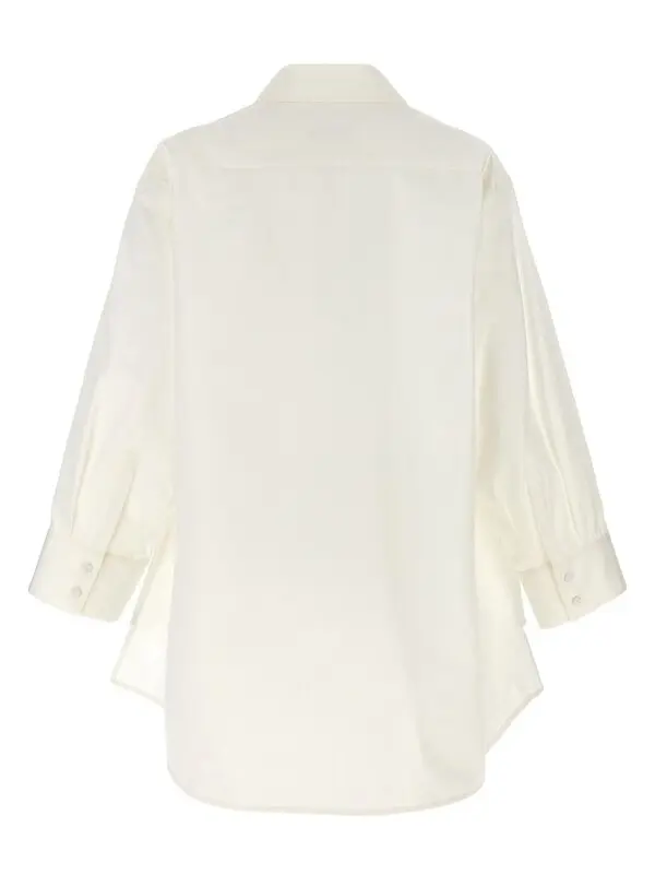 JIL SANDER Cut-out Armhole Shirt - White