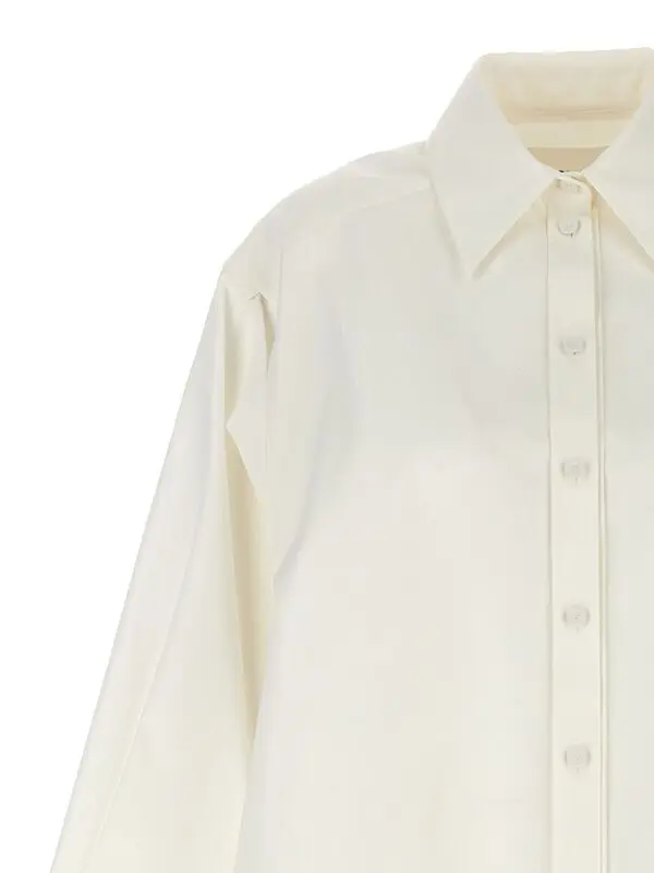 JIL SANDER Cut-out Armhole Shirt - White
