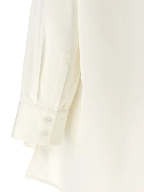 JIL SANDER Cut-out Armhole Shirt - White