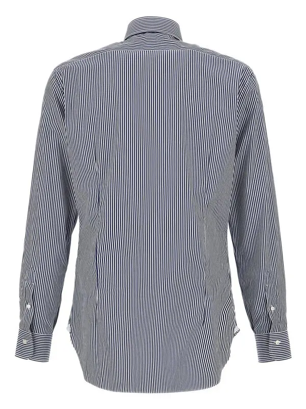 BARBA NAPOLI Striped Shirt - Blue