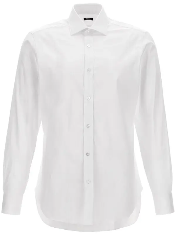 BARBA NAPOLI Poplin Shirt - White