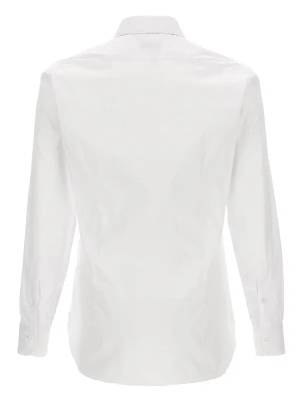 BARBA NAPOLI Poplin Shirt - White