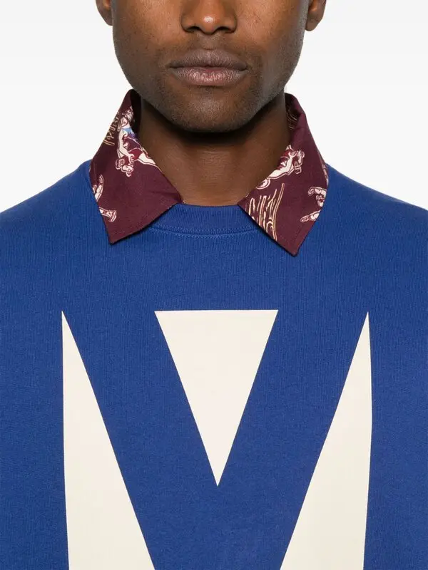 Valentino Garavani Printed Sweatshirt - Blue