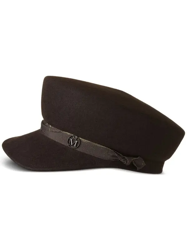 MAISON MICHEL Abby Cap - Brown