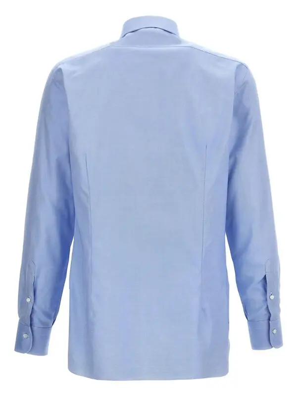 BARBA NAPOLI Cotton Shirt - Blue