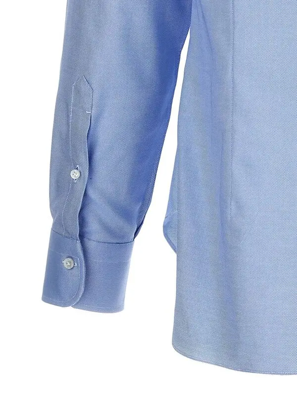 BARBA NAPOLI Cotton Shirt - Blue