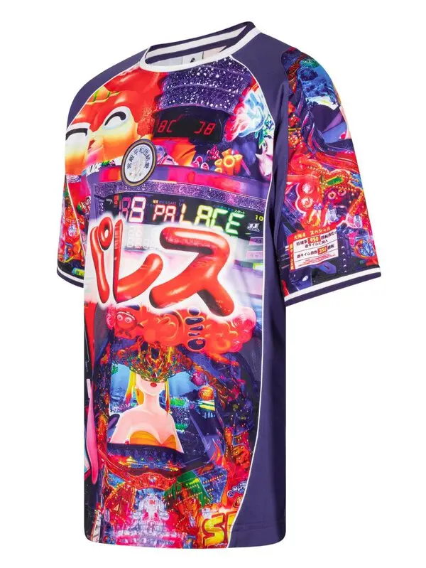 PALACE Pachinko Graphic Print T-shirt - Purple