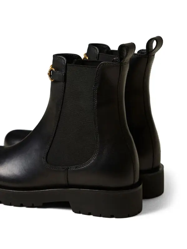 TWINSET Leather Chelsea Boots