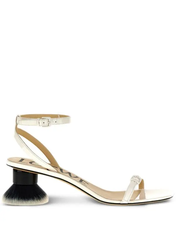 Loewe 40mm Petal Brush Sandals