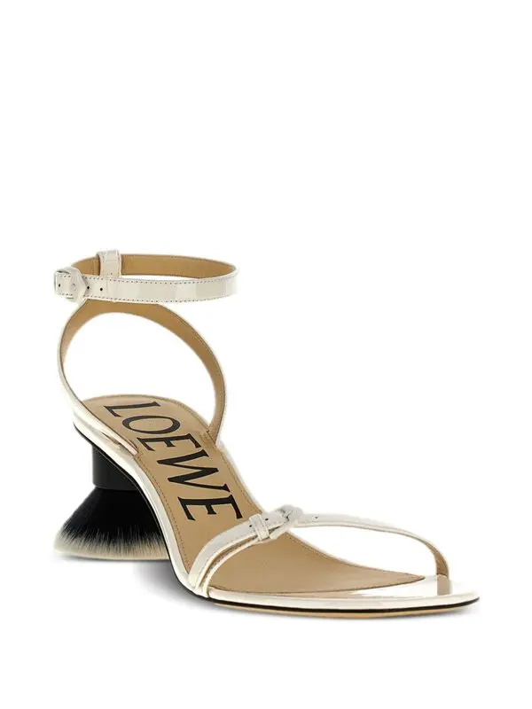 Loewe 40mm Petal Brush Sandals