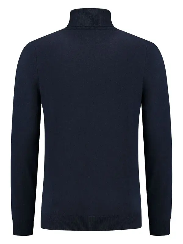 Fedeli Turtleneck Sweater - Blue