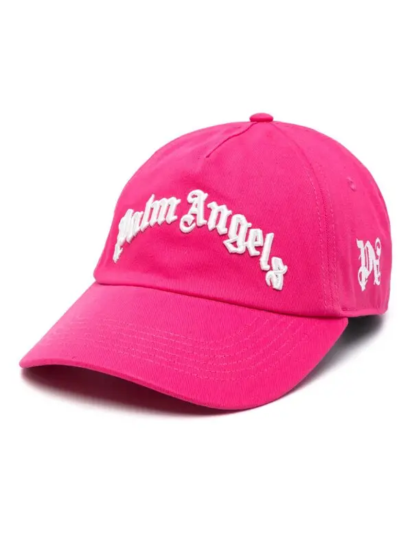 Palm Angels Curved Logo Cap - Pink