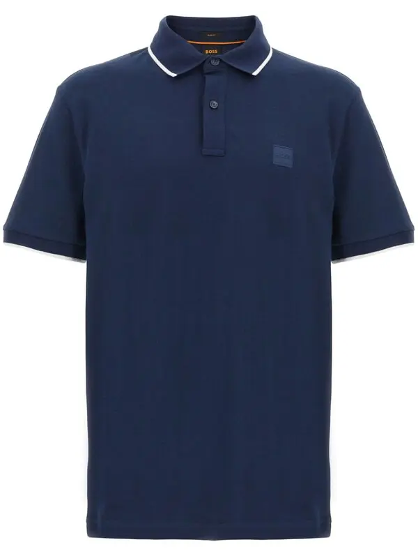 BOSS Passertip Polo Shirt - Blue