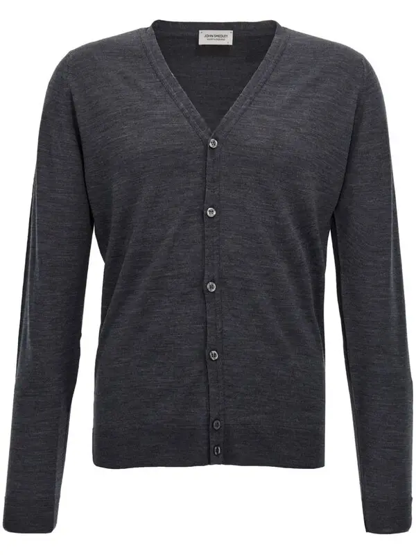 John Smedley Petworth Cardigan - Grey