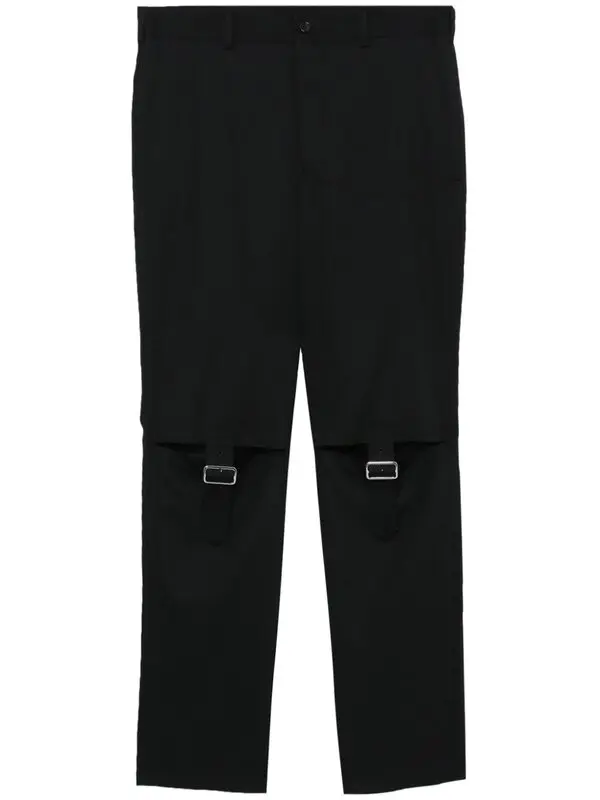 Comme Des Garçons Strap-detail Trousers