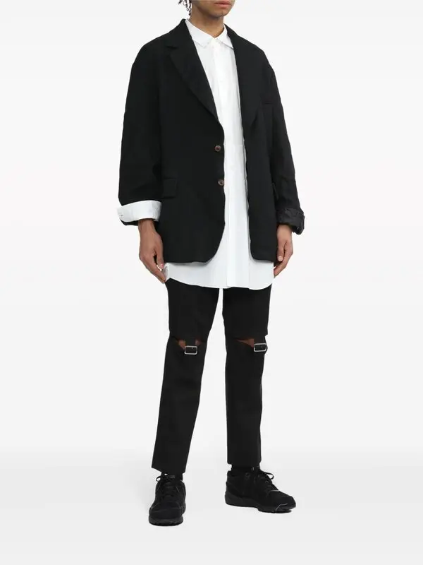 Comme Des Garçons Strap-detail Trousers