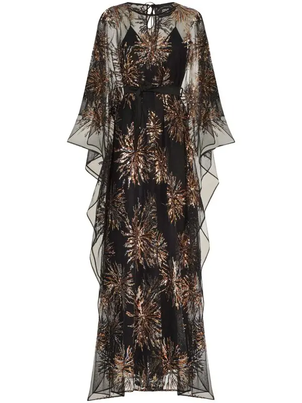 TALLER MARMO Gran Soleil Maxi Dress - Black