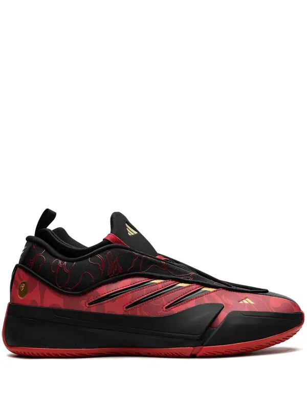Adidas Dame Bape Black Scarlet Sneakers