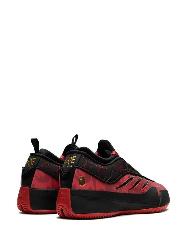 Adidas Dame Bape Black Scarlet Sneakers