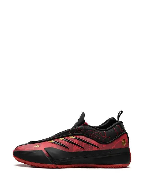 Adidas Dame Bape Black Scarlet Sneakers