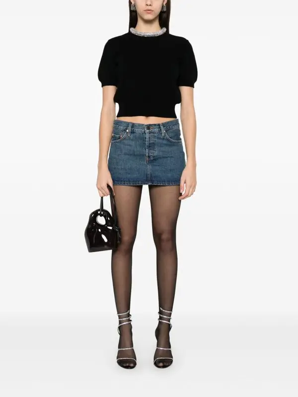 Alexander Wang Crystal-embellished T-shirt - Black