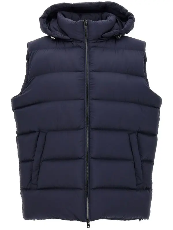 Herno Padded Gilet - Blue