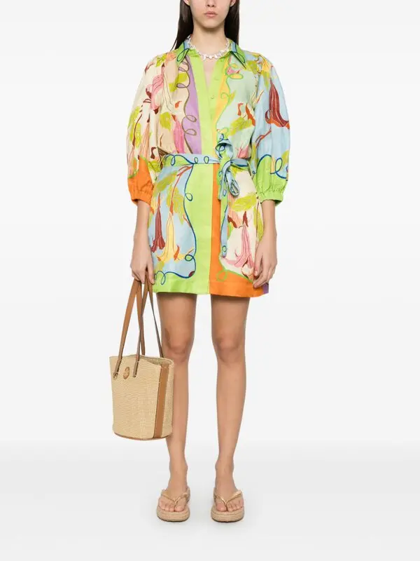 ALEMAIS Rafaela Mini Shirt Dress