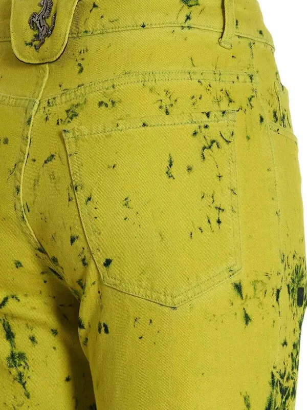 FERRARI Tie-dye Print Jeans