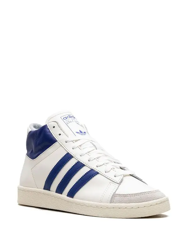 Adidas Jabbar Hi Off Collegiate Royal Sneakers - White
