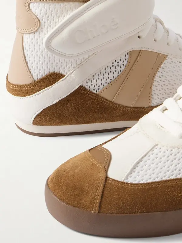 Chloé Kick High-top Sneakers - Brown