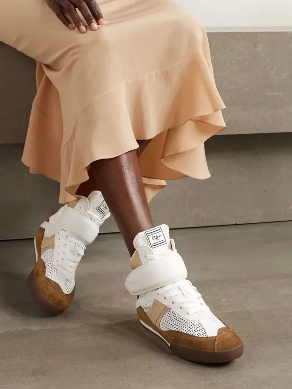 Chloé Kick High-top Sneakers - Brown