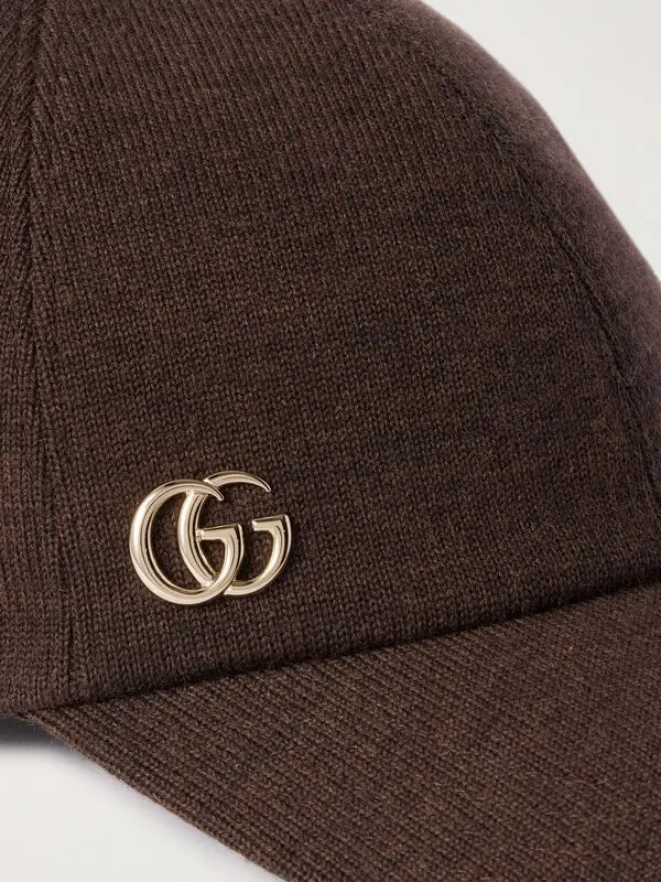 Gucci Yasmine Wool Baseball Cap - Brown | Editorialist