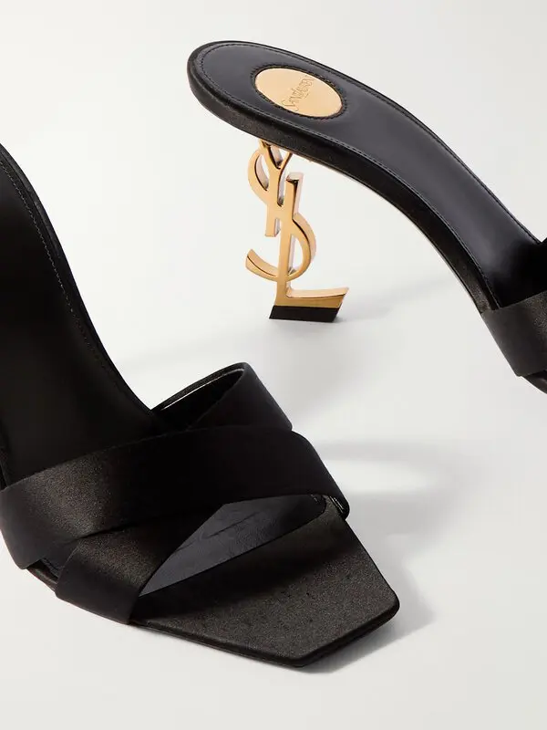 Saint Laurent Opyum Mules - Black