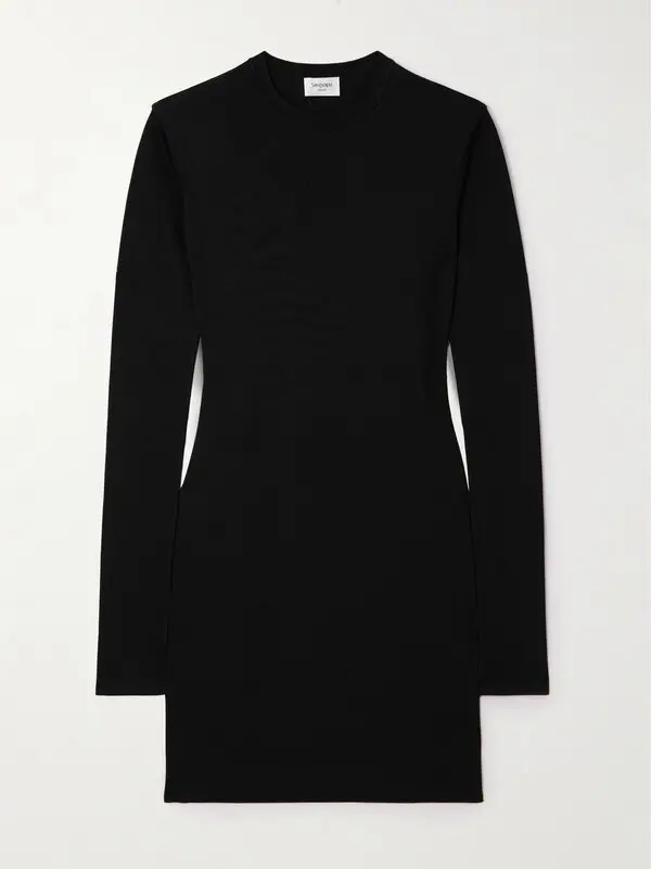 Saint Laurent Knitted Mini Dress