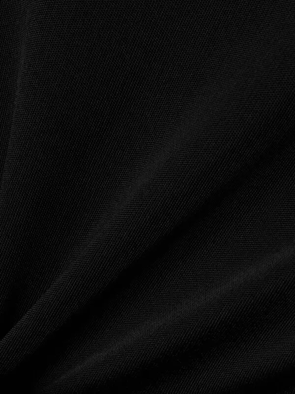 Saint Laurent Knitted Mini Dress - Black